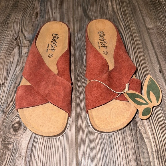 Biostep | Shoes | New Biostep Terracotta Crossstrap Slipon Sandals ...